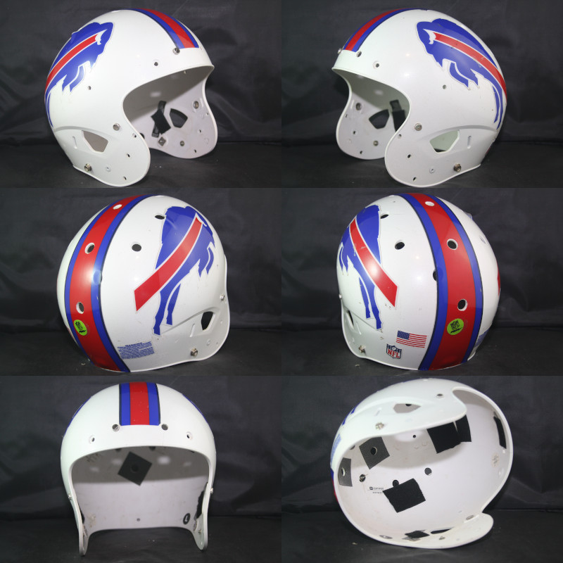 Real Stuff Sports Game Used Football Helmets
