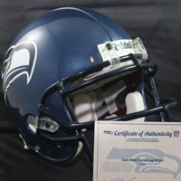 Real Stuff Sports Game Used Game Worn Football Helmets